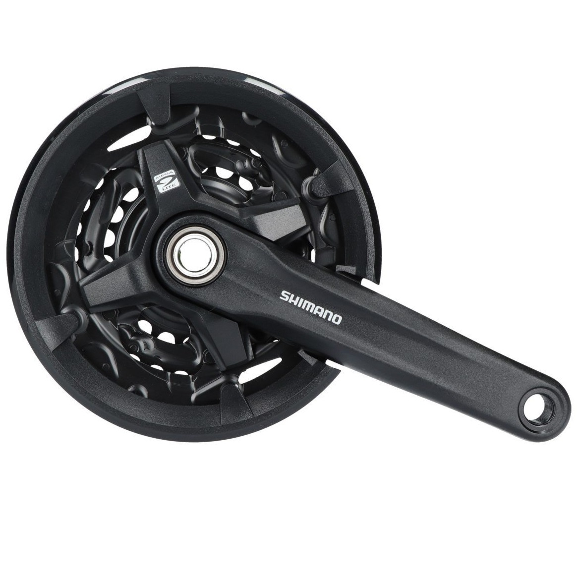 Angrenaj pedalier Shimano FC-MT210-3, brat 170mm, 44x32x22T, fara CG, 9 ...