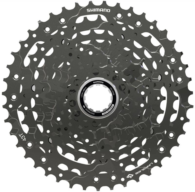 Bloc de pinioane pe caseta Shimano CS-LG400-10, 11-43T, 10 viteze